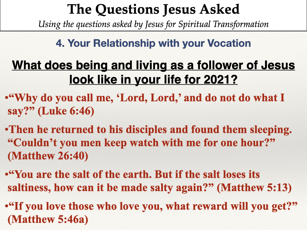 Using the questions asked by Jesus for Spiritual Renewal – Concerning ...